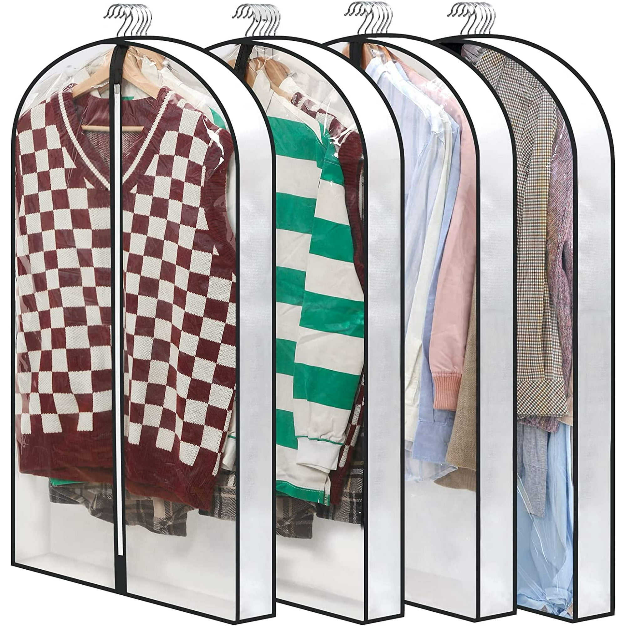 Click here for Jinsinto Clear Garment Bags For Hanging Clothes W/... prices
