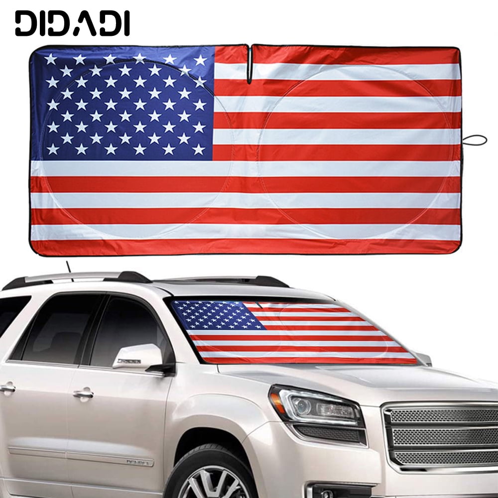 KANCOKIT Large Car Auto Windshield Sun Shade Foldable Umbrella Front ...