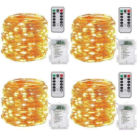 Battery-operated Light String, Copper Wire With Waterproof Battery Box ...