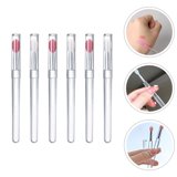6pcs Silicone Lip Lipstick Applicator Lidded Lip Mask - Walmart.com