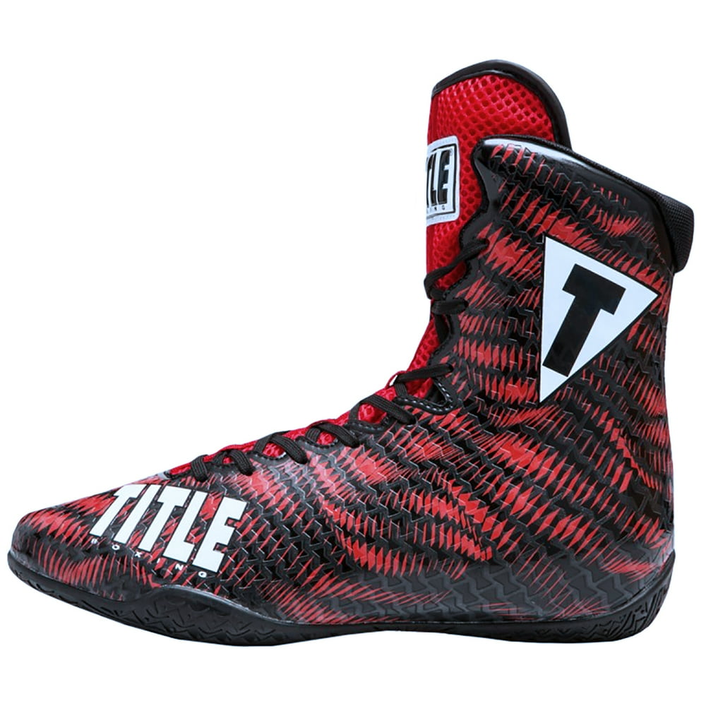 Title Boxing Predator Lightweight Mid-Length Boxing Shoes - Walmart.com ...