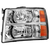 Teledu Pair Headlights Amber Corner For 07-13 Chevy Silverado 1500 2500 ...