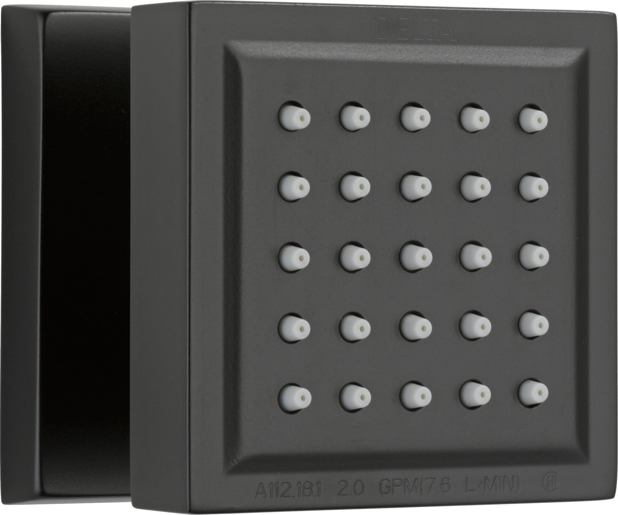 Delta Surface Mount Body Spray, Matte Black - Walmart.com