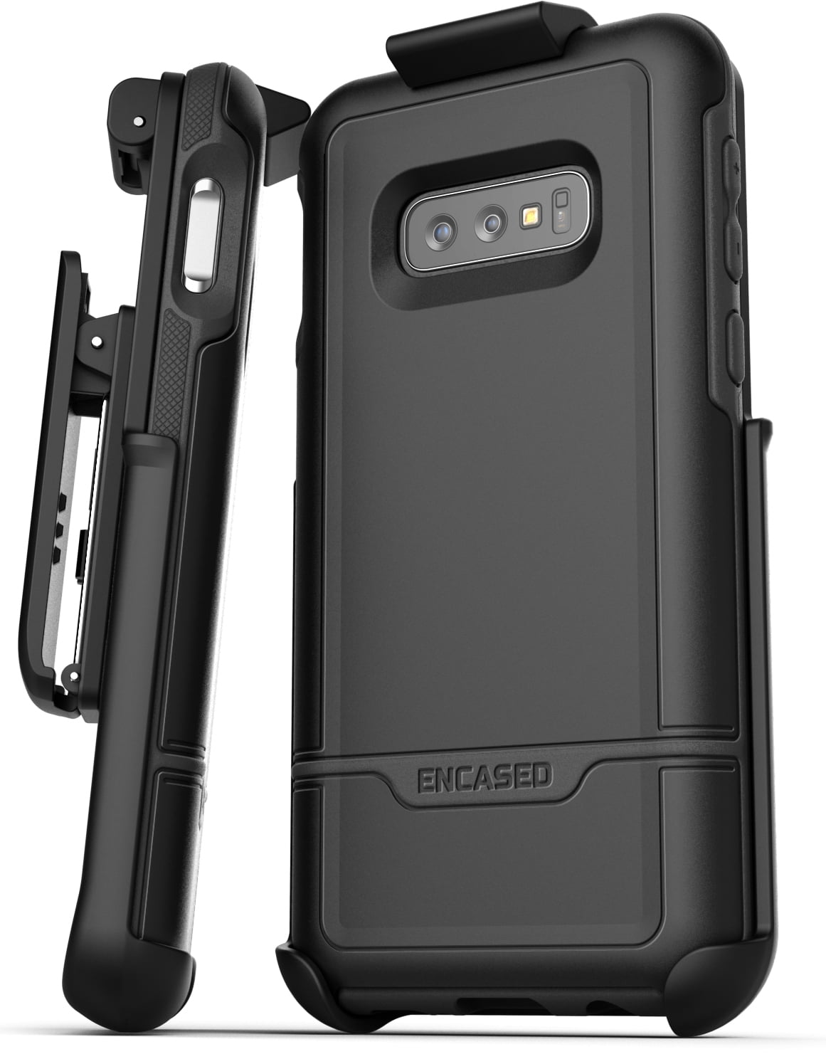 Encased Galaxy S10e Belt Clip Protective Holster Case (2019 Rebel Armor ...