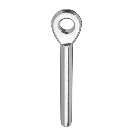 3mm Stainless Steel Swage Eye Terminal Steel Wire Rope Eyelet End FREE ...