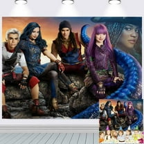 Descendants Backdrop Banner Party Supplies Poster Movie Theme ...