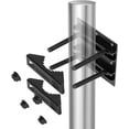 1 Pack 2.67" Pole Mounting Kit, Mast Mount Brackets for Outside Antenna ...
