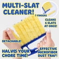 7 Finger Blinds Cleaner Tool, Detachable Washable Venetian Blind ...