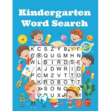 Kids Word Search Puzzle Book Ages 4-6 : Large Print Fun Word Find ...