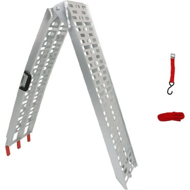 Aluminum Ramps, 1 Pack, 8810 lbs Capacity, Heavy-Duty Ramps with Top ...