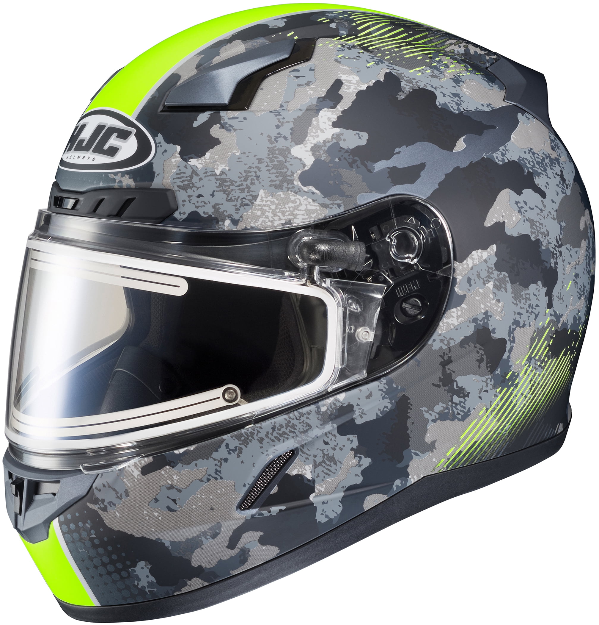 HJC CL-17 Void Graphic Electric Lens Snow Helmet Hi-Vis XXL 1251-1833 ...