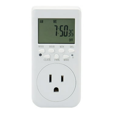 Simple Touch Electrical Outlets Auto Shut-Off 30 Minute Countdown Timer Plug-in Light Timer ...