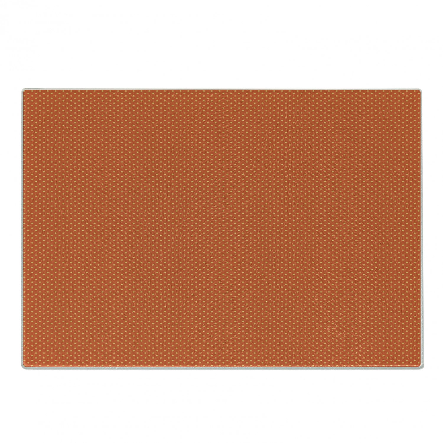 Orange and Yellow Cutting Board, Retro Style Polka Dots Old Fashioned ...