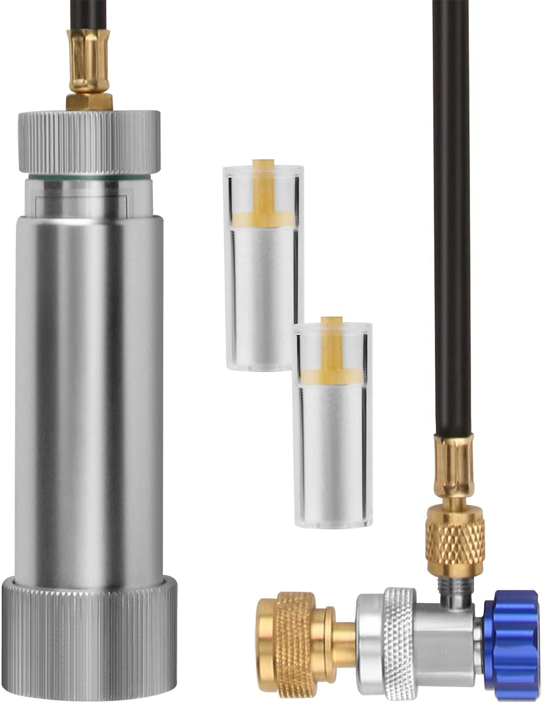 AC Oil Injector R134A, R1234YF Refrigerant A/C Dye Injector Kit with ...