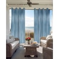 Blue Blackout Curtains for Bedroom/Living Room, Thermal Insulated ...