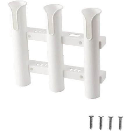 One Piece 3 Pole Fishing Rod Holders, Side-Mount Style, All Accessories ...