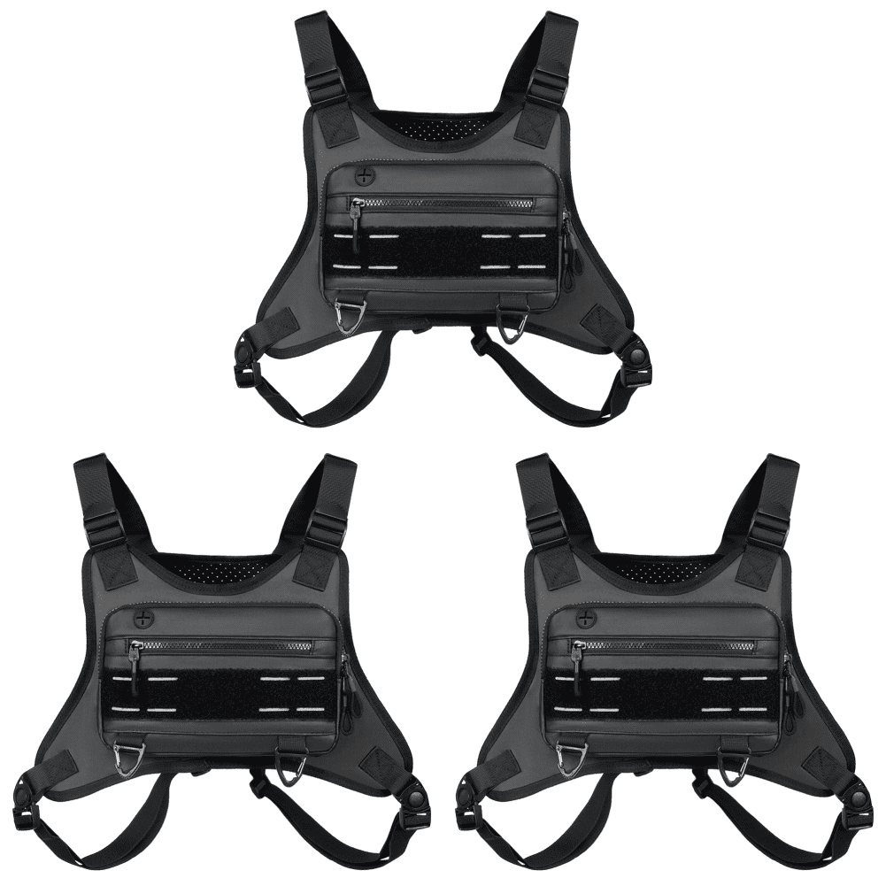 Pecho Mochila para Herramientas Chaleco Funcional para Chaleco para para Correr [con Vídeo ...