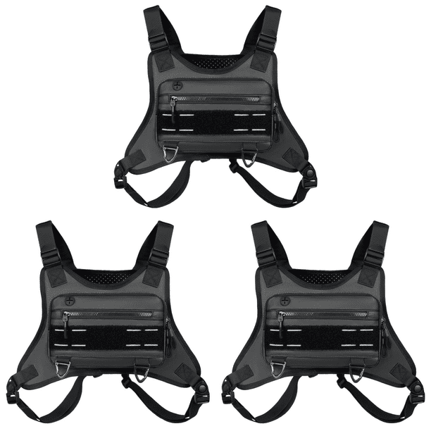 Pecho Mochila para Herramientas Chaleco Funcional para Chaleco para para Correr [con Vídeo ...
