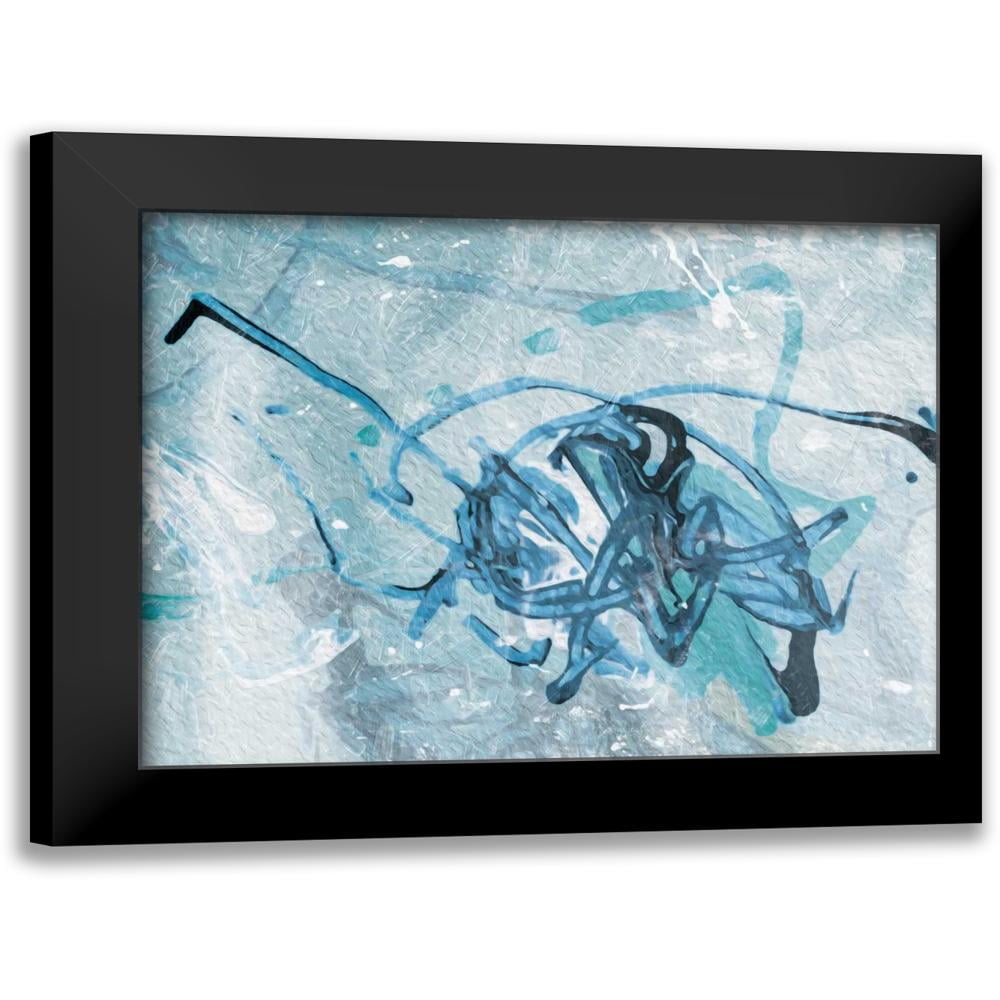 OnRei 14x12 Black Modern Framed Museum Art Print Titled - Jaiden Time ...