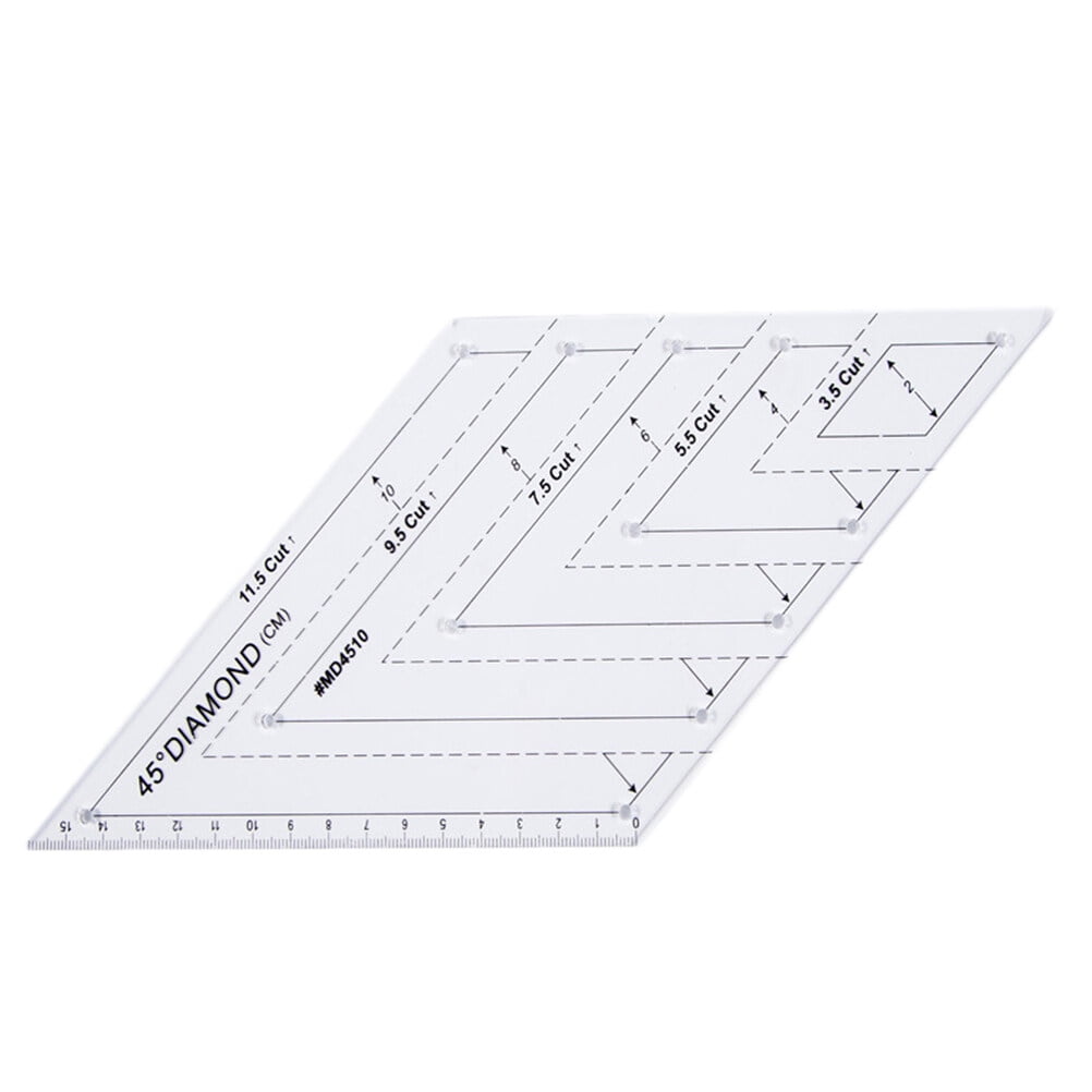 Click here for Hcyz Patchwork Ruler 45 Degree Rhomboid Quilting R... prices