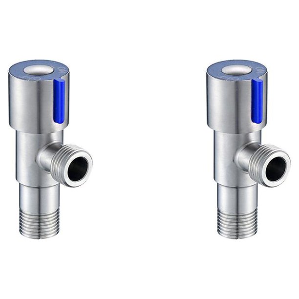 maskred 1/2/3 2x Sink Stainless Angle Valve Cold Hot Water Stops ...