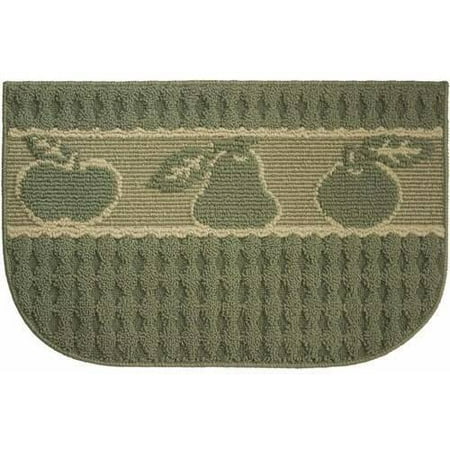 Structures Textured Loop 18" x 30" Wedge Kitchen Rug - Walmart.com