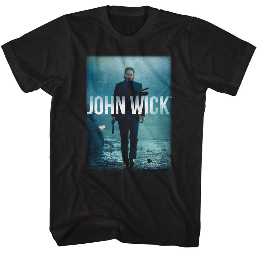 John Wick DVD Cover Art Black T-Shirt - Walmart.com