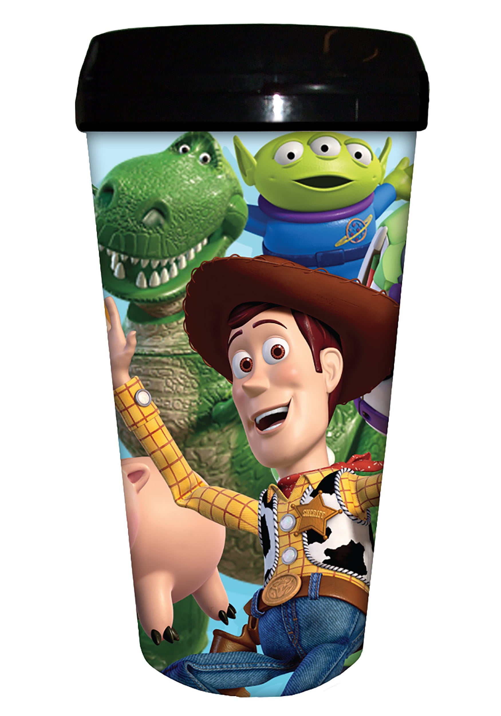 Toy Story Group Shot 16oz Plastic Travel Mug - Walmart.com