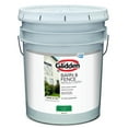 Glidden Grab-N-Go Barn & Fence Wood Exterior Paint Flat, White, 5 ...