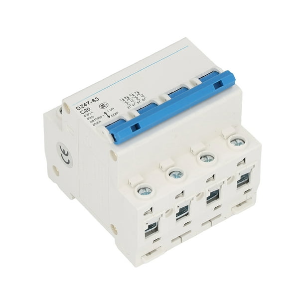 Circuits Breakers, Mini Circuit Breaker Modular Structure 4P 6000A Breaking Capacity For ...