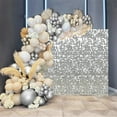 30pcs Silver Backdrop Shimmer Wall Backdrop Sequin Backdrop Glitter ...