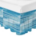Blue Gradient Bed Skirt California King Size 16 Inch Drop, Minimalist ...