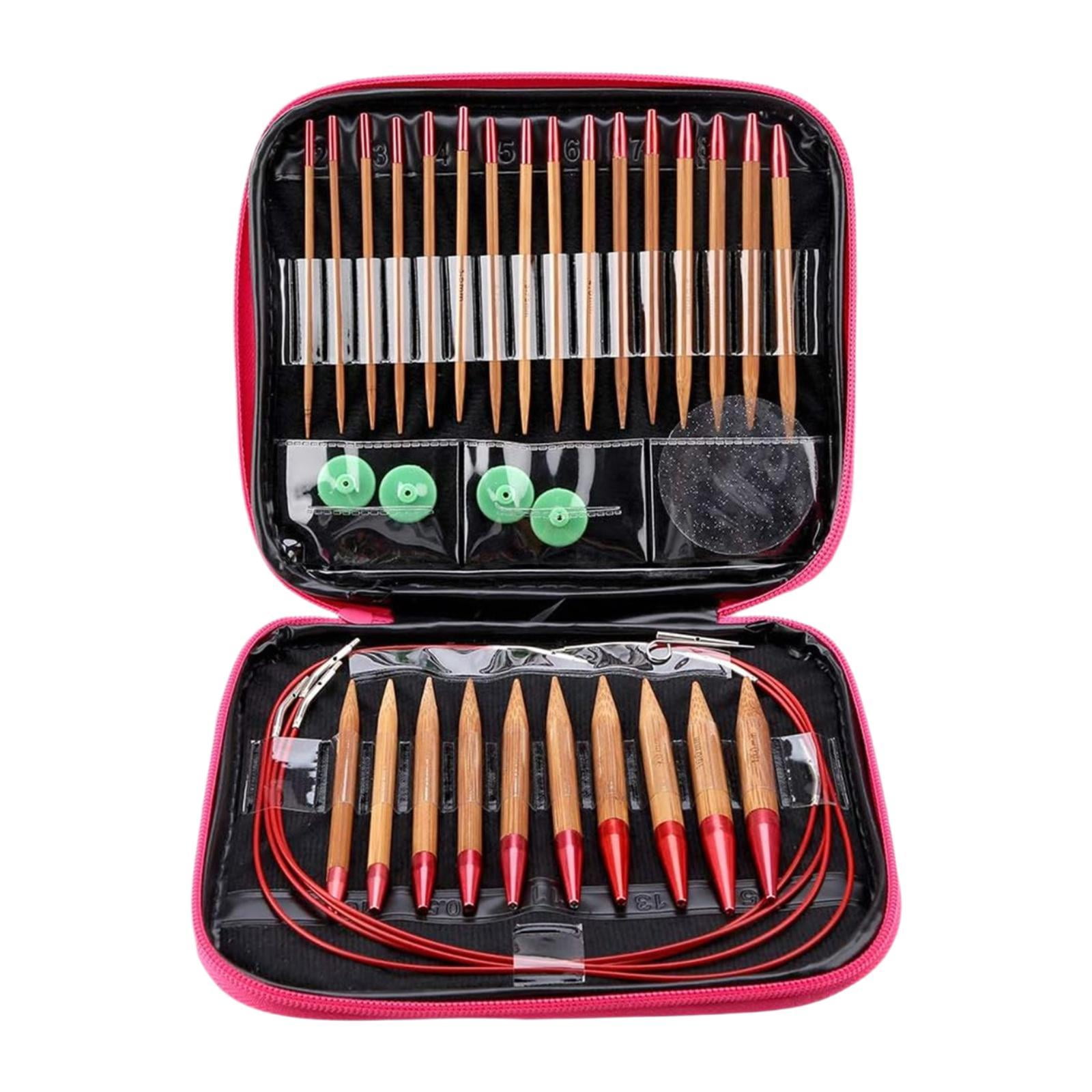 Click here for Tnarru Circular Knitting Pins Set With Storage Bag... prices
