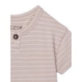 easy-peasy Baby Short Sleeve Henley Stripe Bodysuit, Sizes 0-24 Months - Walmart.com