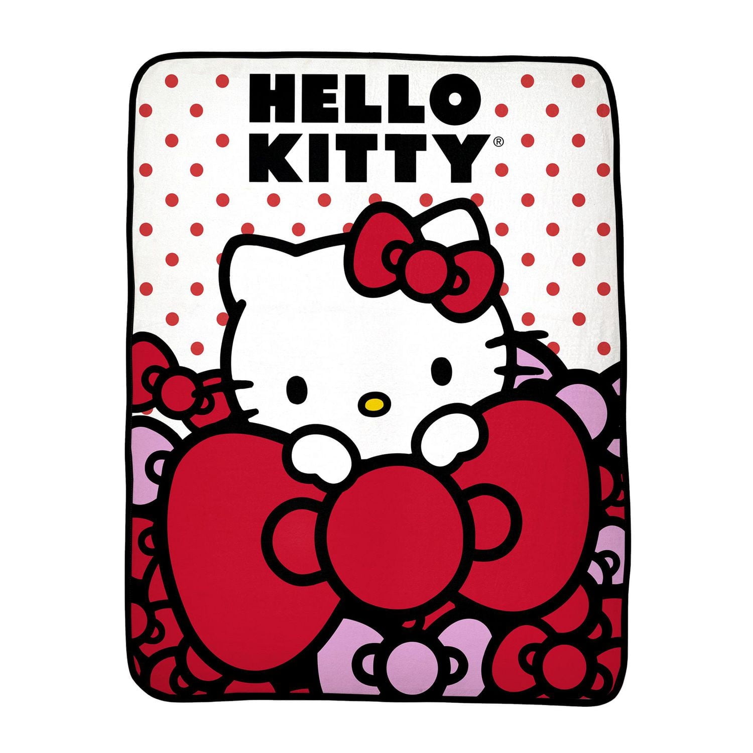 Hello Kitty "Dots of Fun" Silk Touch Throw - Walmart.ca