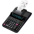 Casio DR-270R-BK Printing Calculator, 2 Color Print, Clock/Calendar ...