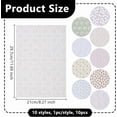 1Set 10Pcs 10 Styles Miniature Wallpapers for Dollhouse Bedroom ...
