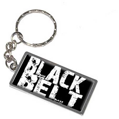 Black Belt Karate Keychain Key Chain Ring - Walmart.com