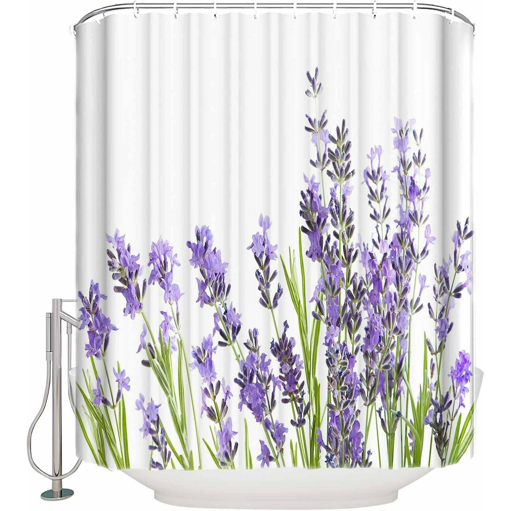 Click here for Qaxrf Lavender Flower Shower Curtain - Waterproof... prices