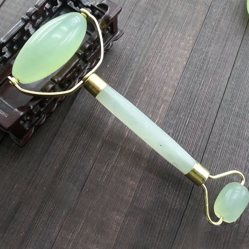 Natural Jade Beauty Massage Roller Push Facial Jade Face Eye Neck ...