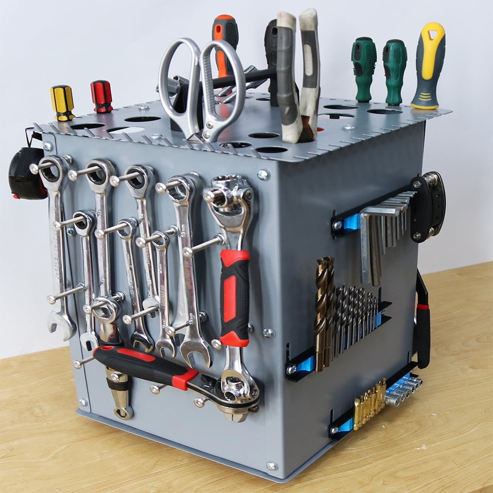 INTSUPERMAI Mobile Magnetic Hardware Tool Rack Tool Display Storage ...