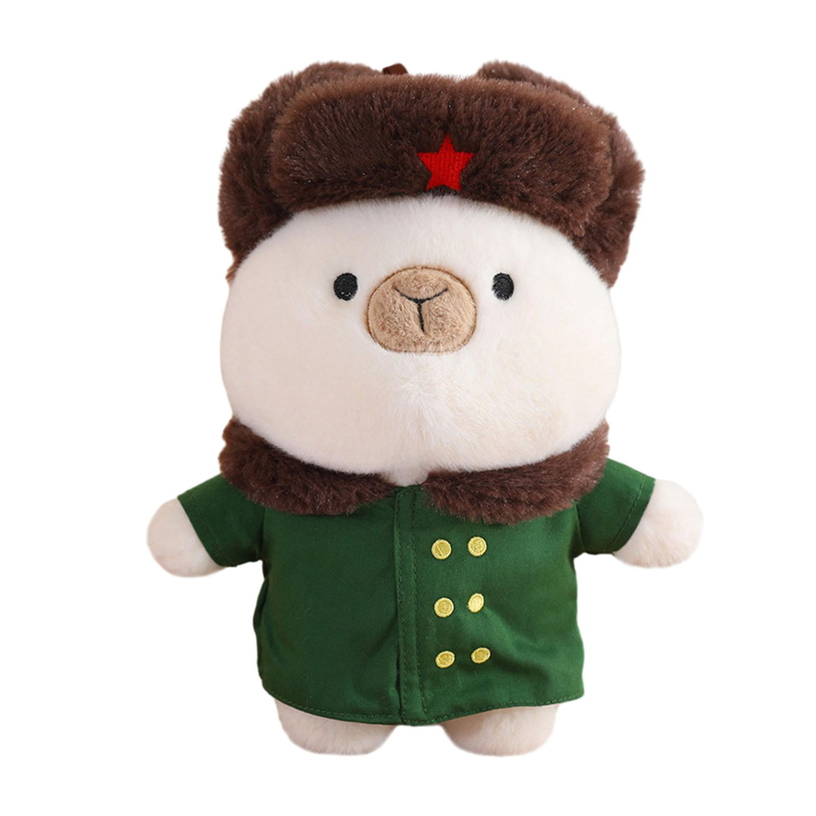 Capybara Plush Coat Hat Suave Coleccionable Felpa Capybara Doll Lindo ...