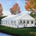 ModFusion Outdoor Canopy Tent 20’ x 40’ Straight Edge Party Tent with ...