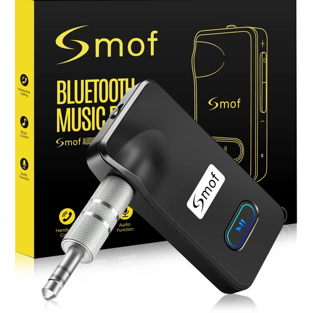 Receptor Bluetooth Smof Aux 3.5 mm Bluetooth 5.0 12h Batería | Bodega ...