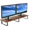 VIVO 24" Desktop Stand Organizer, TV Monitor Riser, Light Wood Top ...