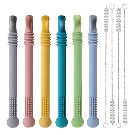 Silicone Teething Tubes, Teethers Toys For Babies Newborn Todders , Bpa ...