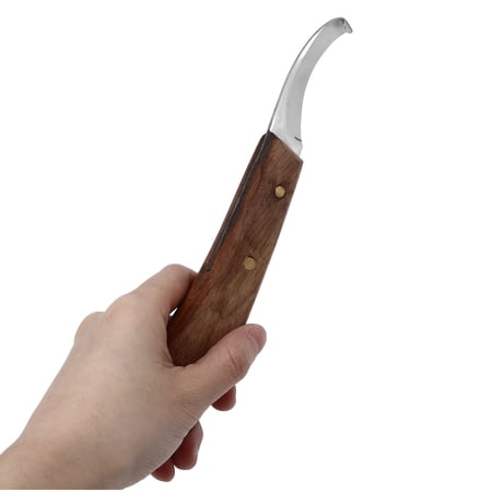 EOTVIA Hoof Knife Tool,Horse Hoof Knife Curved Fine Carbon Steel Blade ...