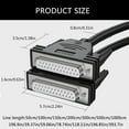 25pin DB25 Cable Parallel Port Cord Serial Port Computer Printer Data ...