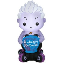 3.5' Gemmy Airblown Inflatable Halloween Disney's Maleficent w/ Banner ...