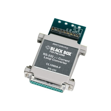 Black Box HS RS-232 Current Loop Interface Converter - Transceiver - RS ...